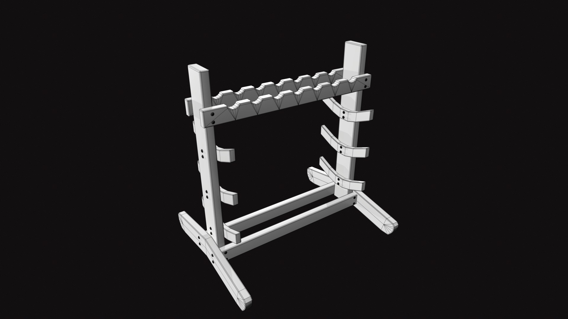 3D Medieval Weapons Rack - TurboSquid 2318754