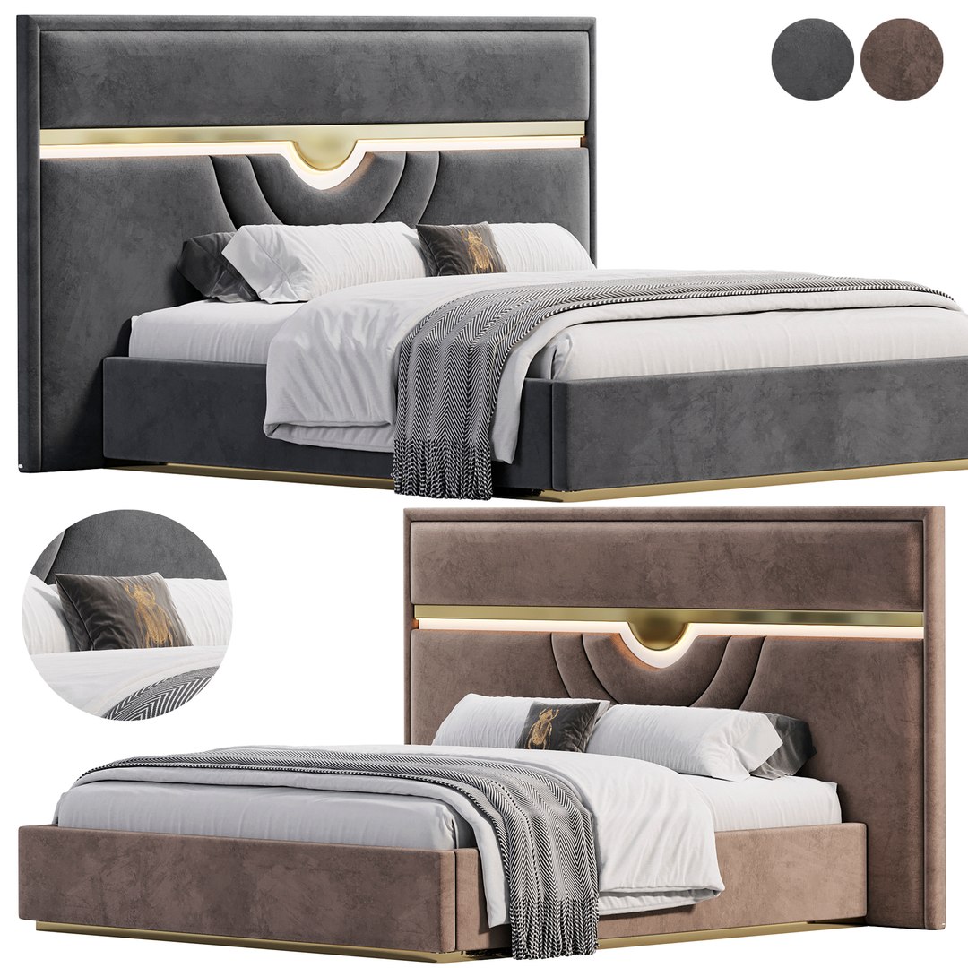 3D Elza Modern Bed By Evmoda Collection - TurboSquid 2122965