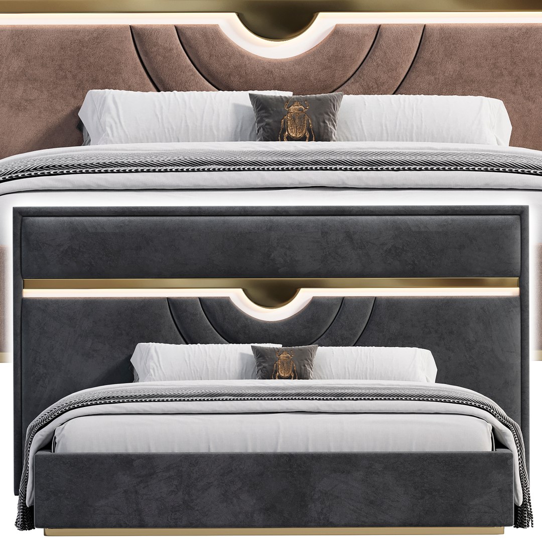 3D Elza Modern Bed By Evmoda Collection - TurboSquid 2122965