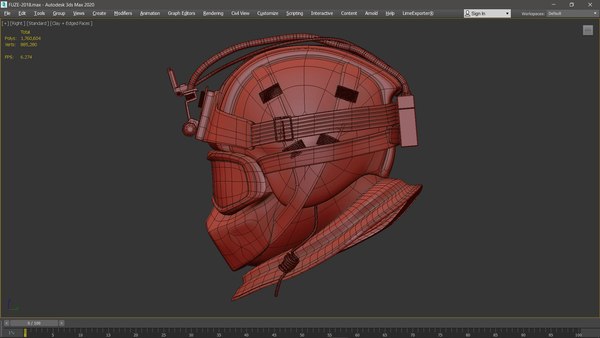 3D Fuze Helmet model - TurboSquid 1760044