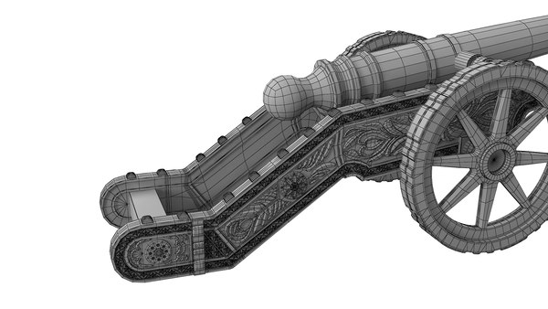 Cannon 3D model - TurboSquid 1826336