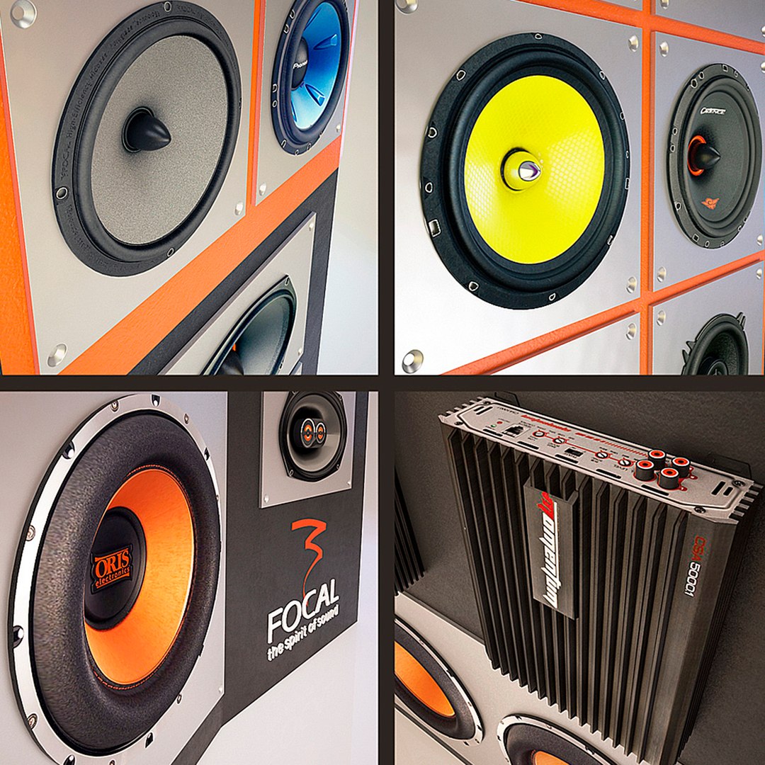 Demonstration Stand Car Stereos 3D Model - TurboSquid 1394568