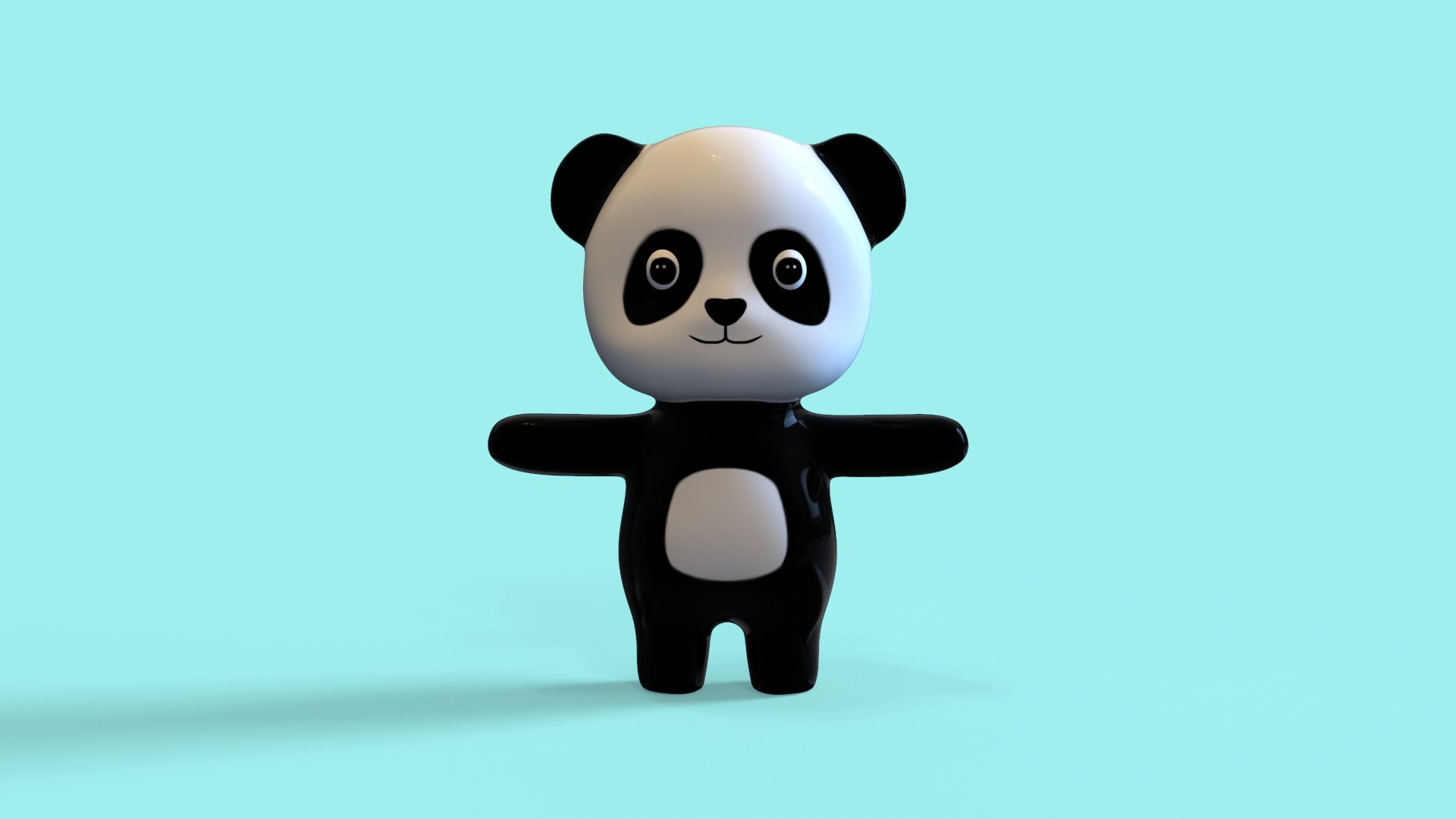 Character Panda Cute 3D Model - TurboSquid 2072938