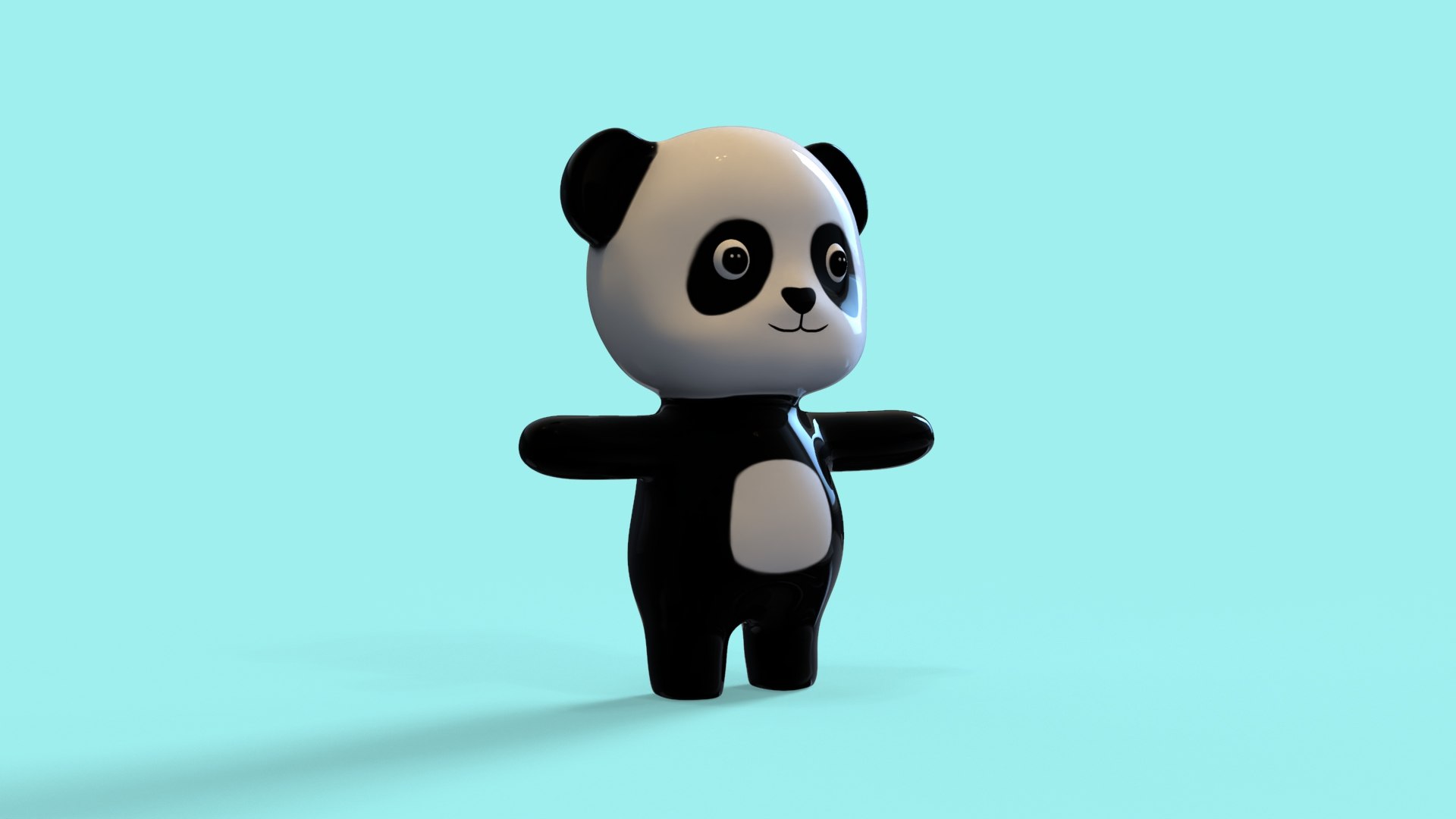 Character Panda Cute 3D Model - TurboSquid 2072938