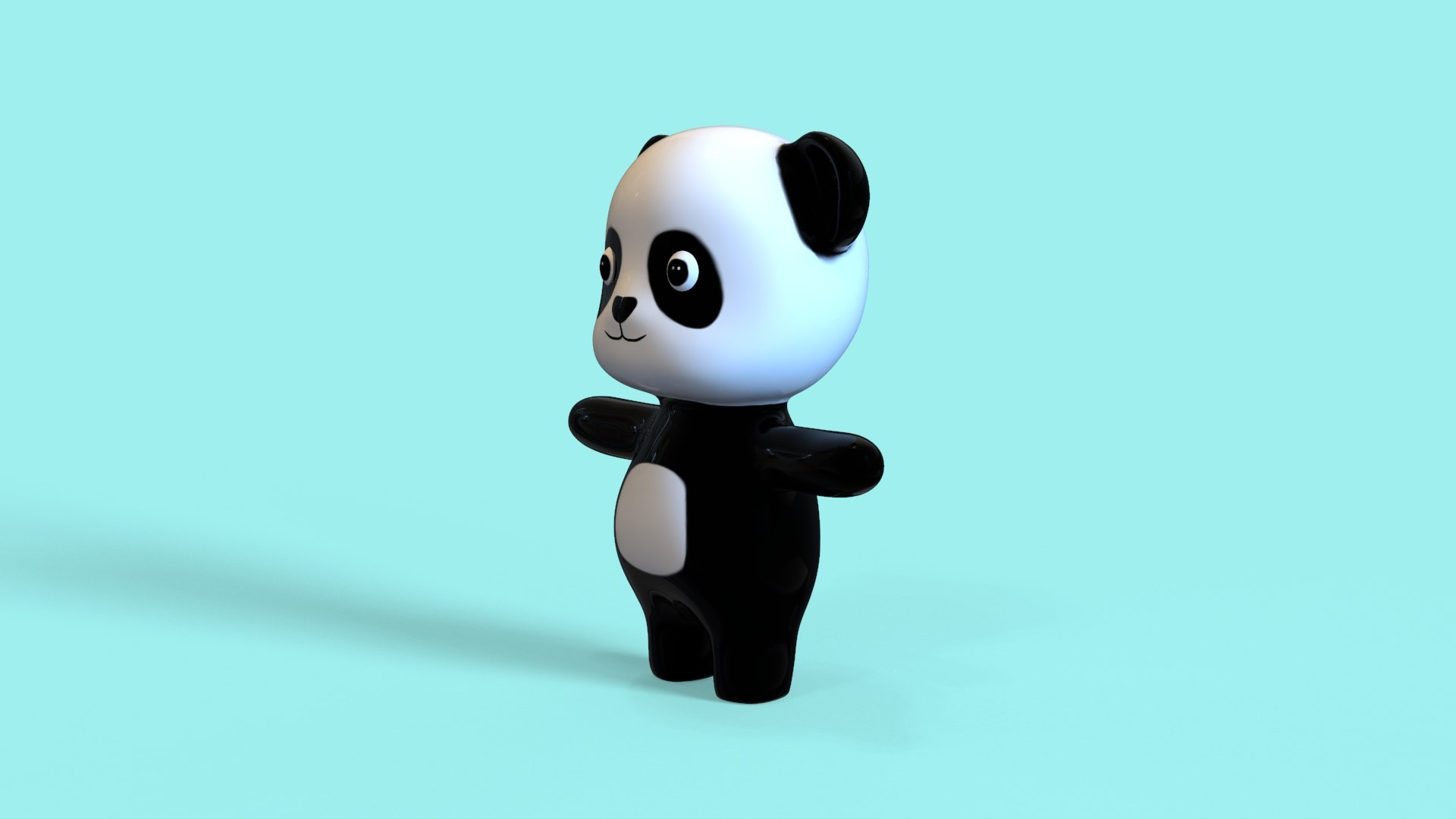 Character Panda Cute 3D Model - TurboSquid 2072938