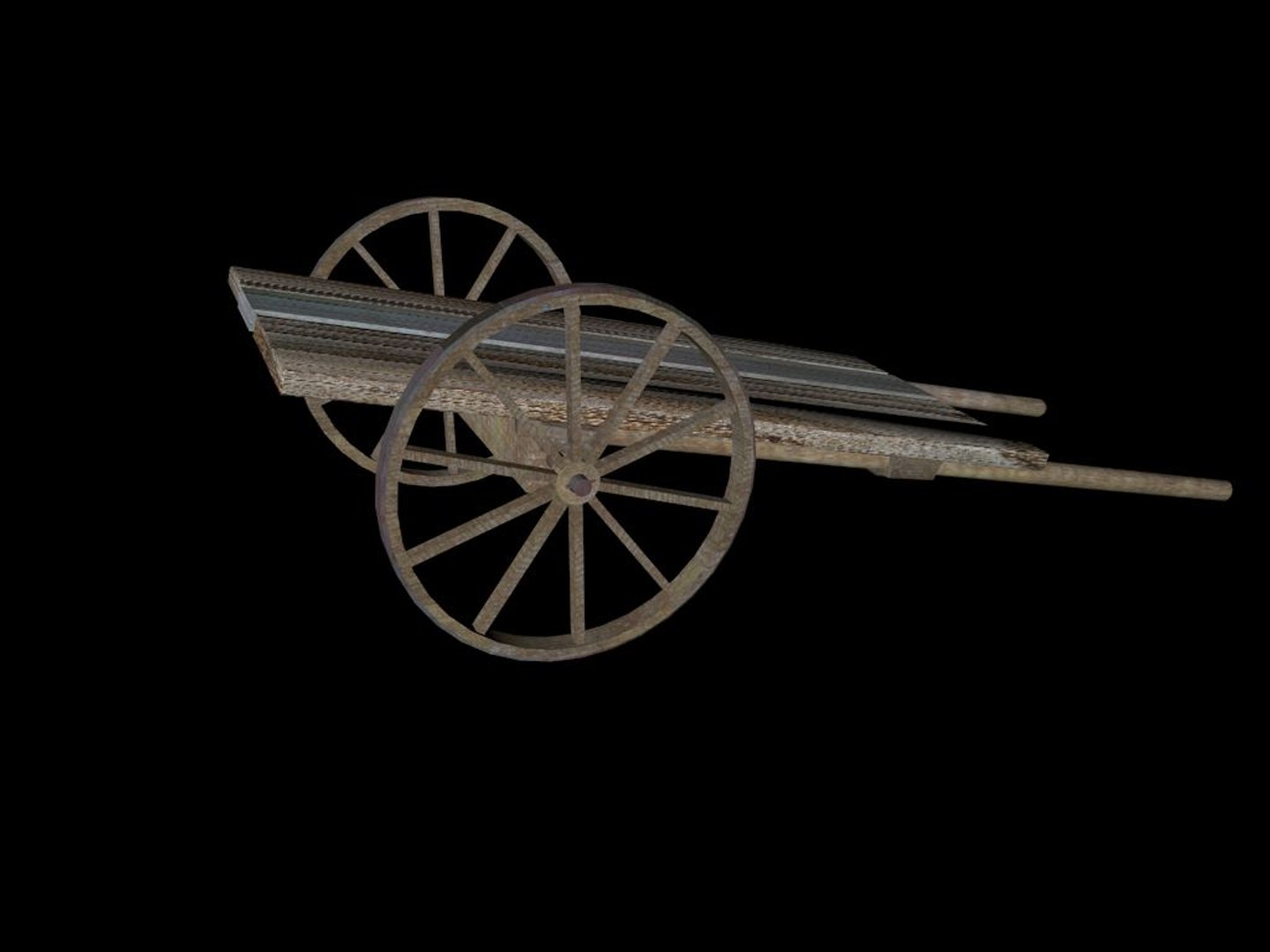 handcart 3d model