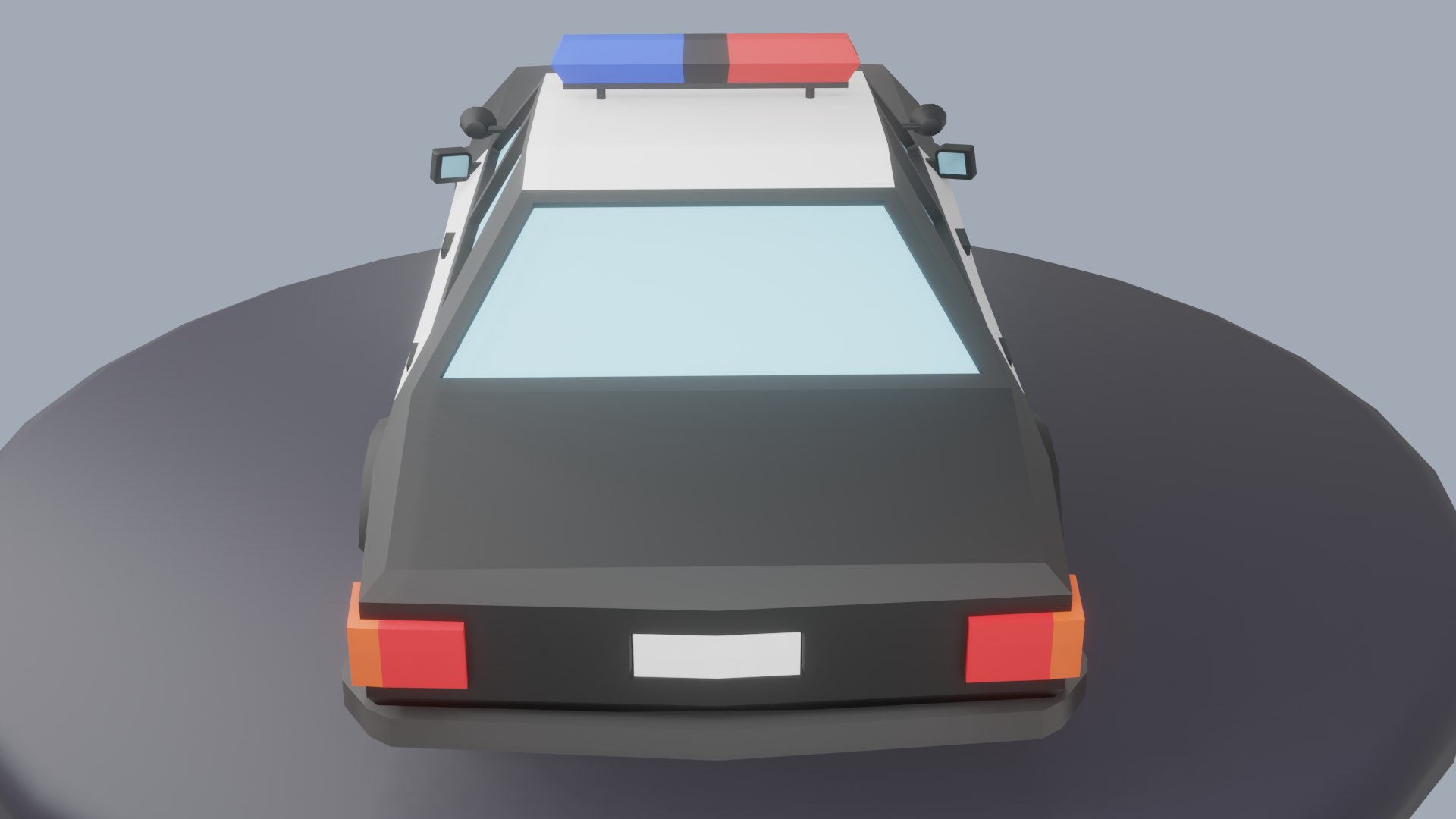 3D Low Poly Police Car - Game Ready - TurboSquid 1930898