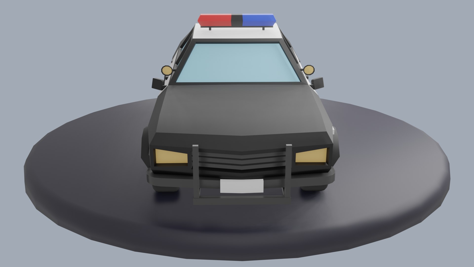 3D Low Poly Police Car - Game Ready - TurboSquid 1930898