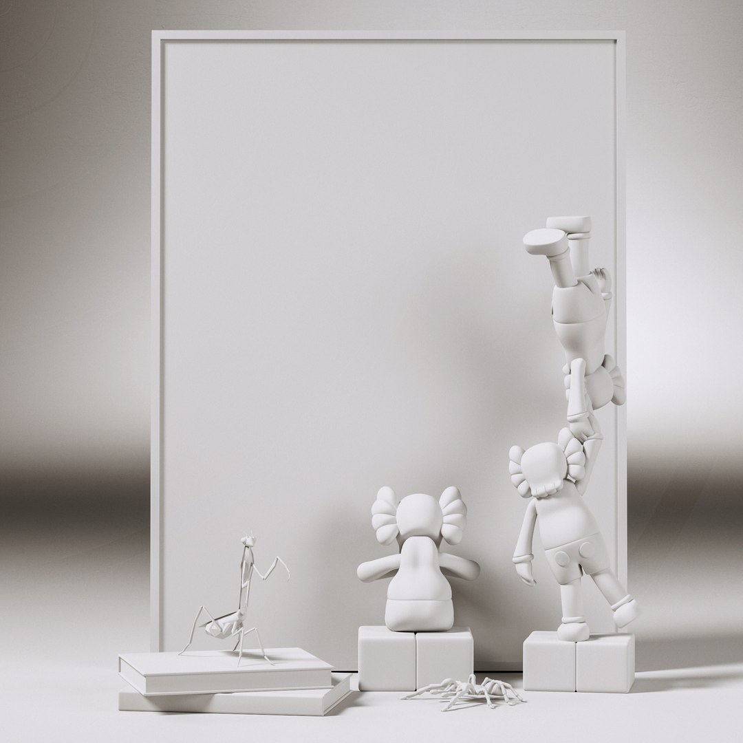 3D model Kaws Toys 10 - TurboSquid 1776831