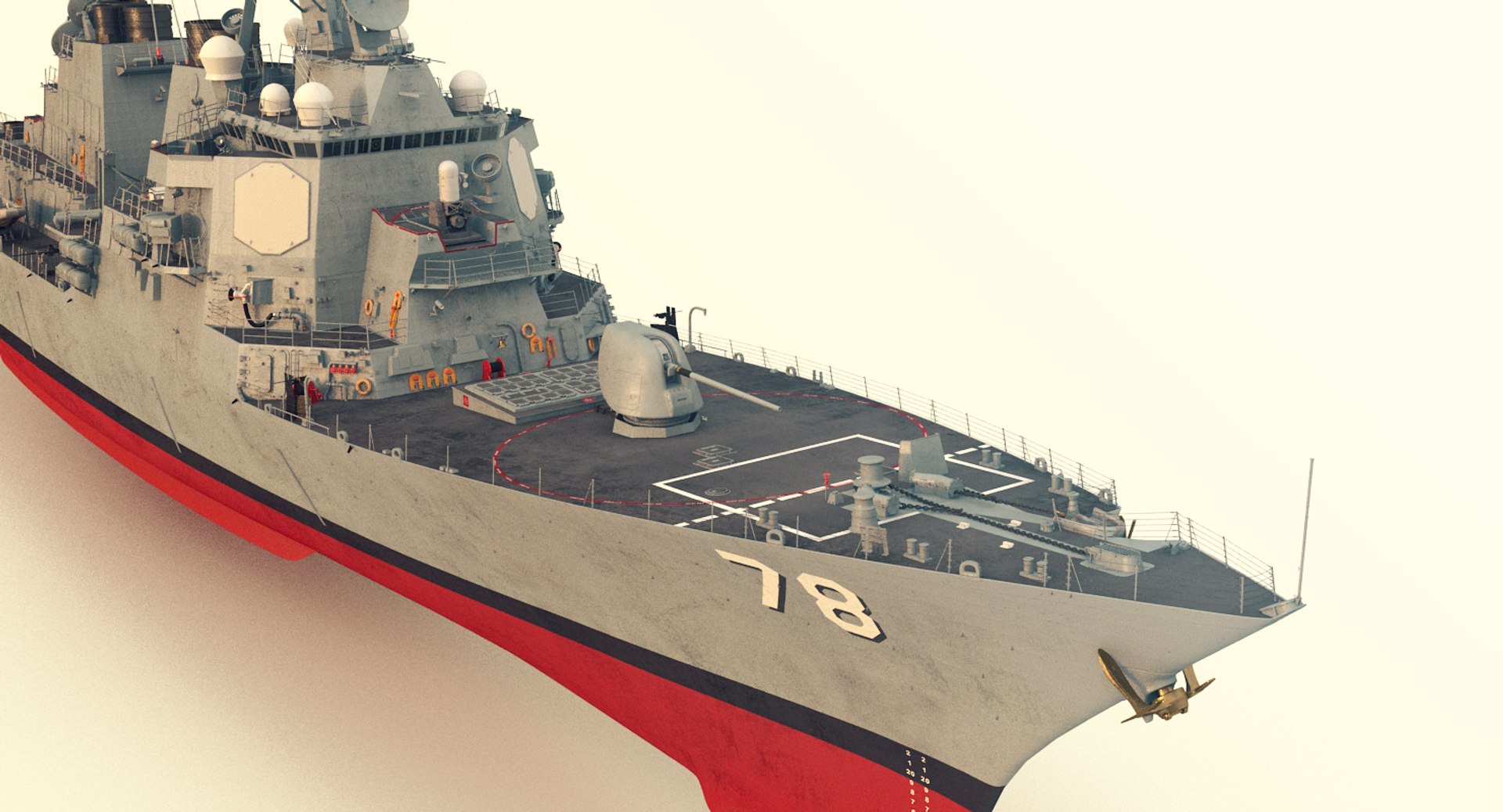 Uss Porter 3D Model - TurboSquid 1396895