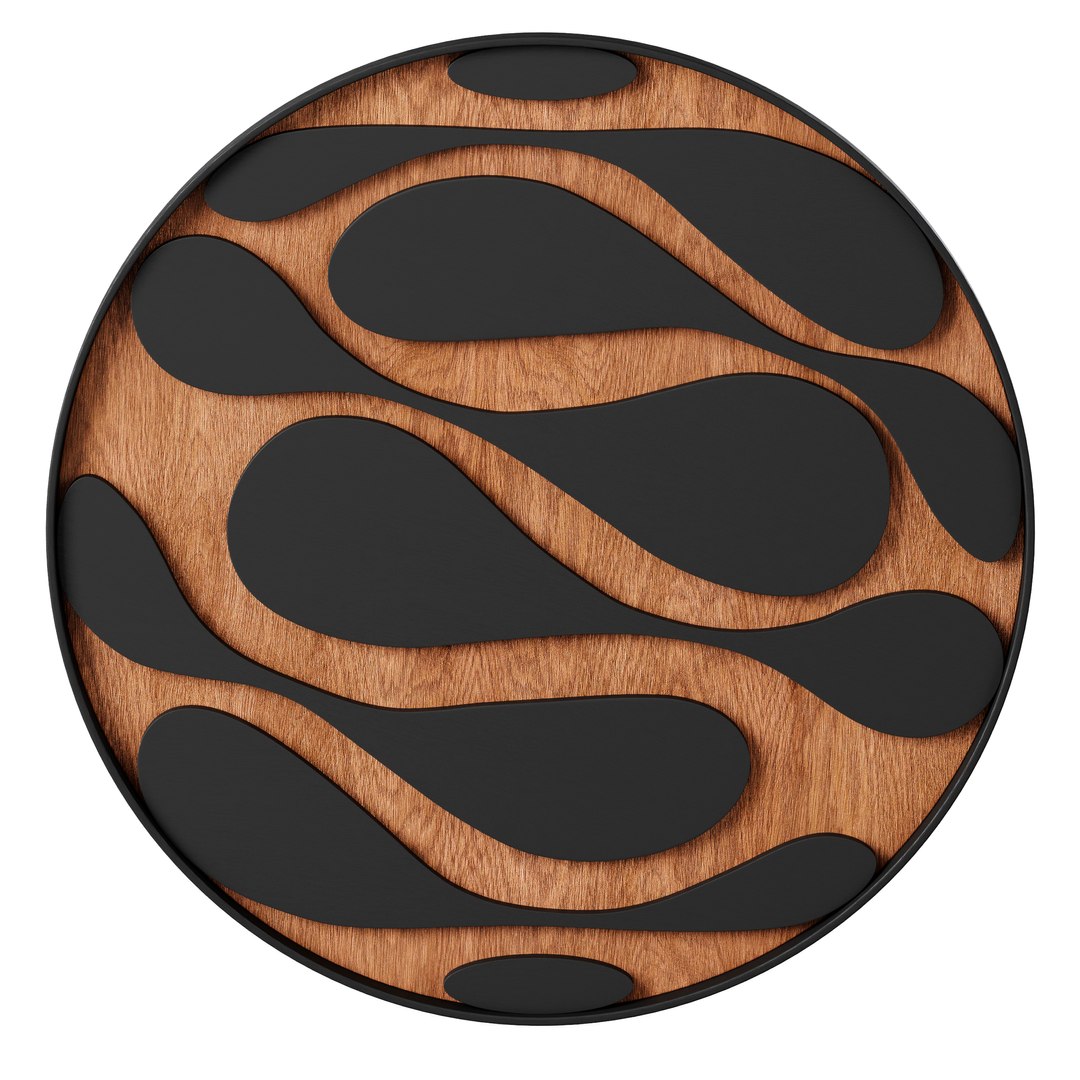 3D Model Rustic Wood Wall Art - TurboSquid 2322195