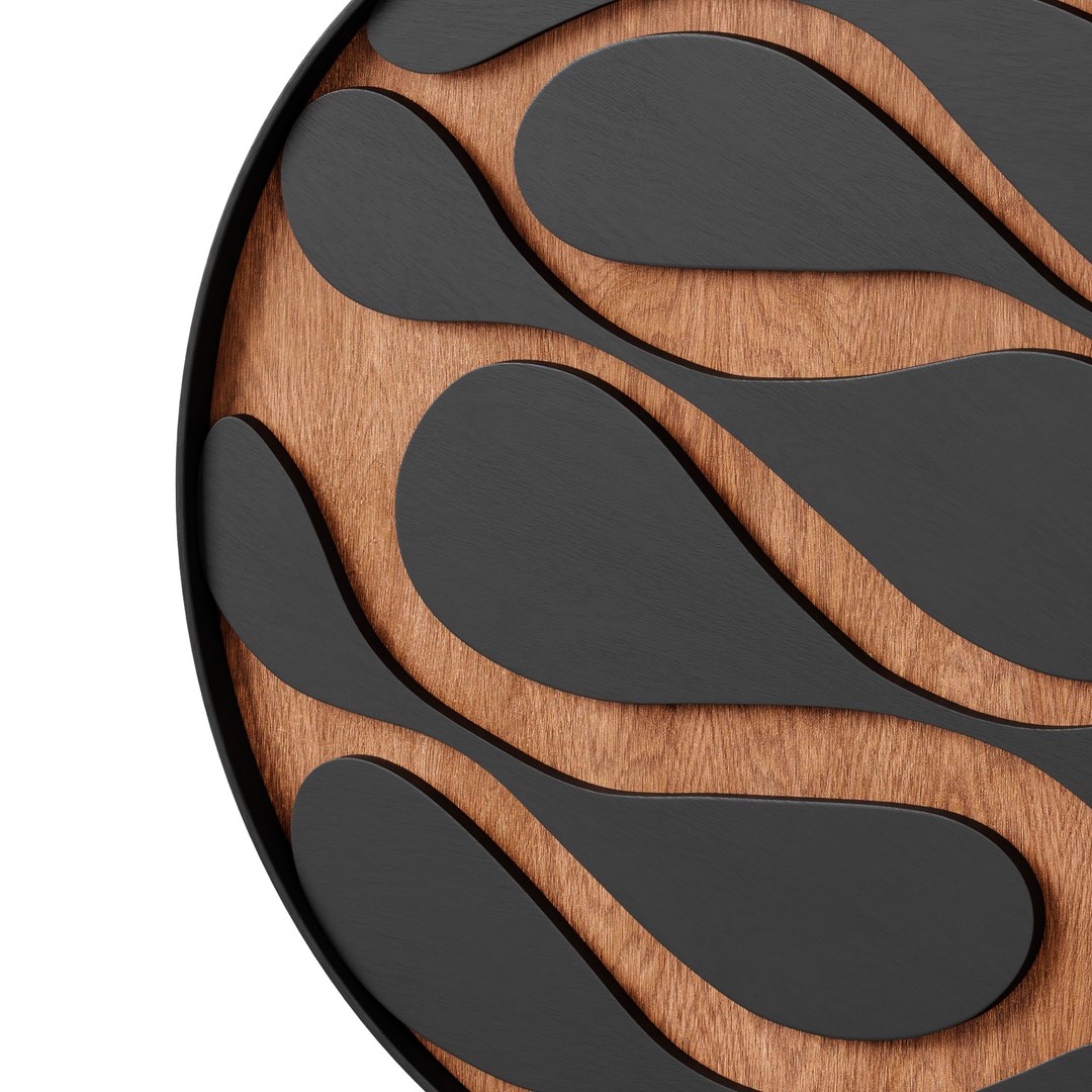 3D Model Rustic Wood Wall Art - TurboSquid 2322195