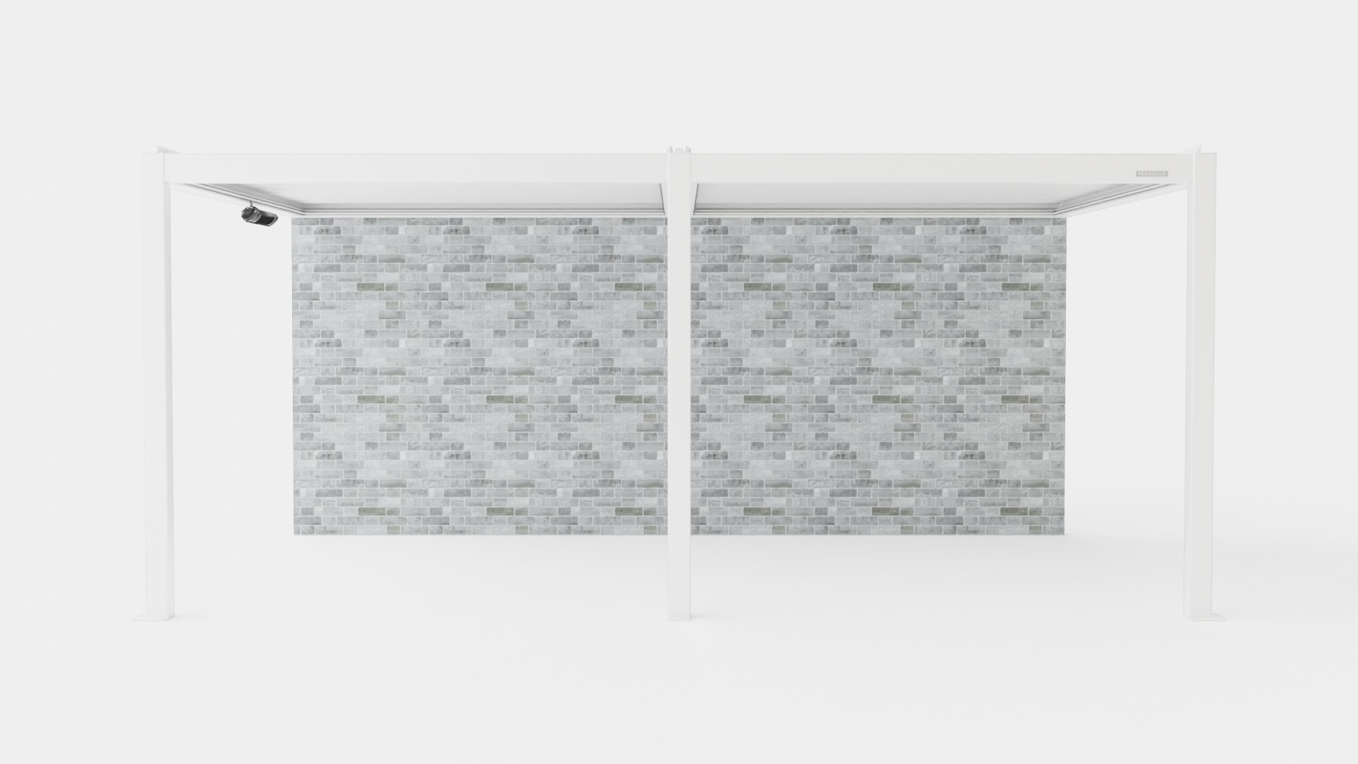 3D Model Pergola 4x6 White Wall - TurboSquid 2316222