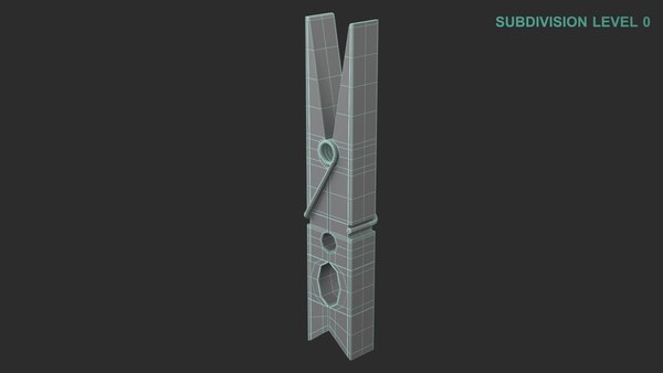 modelo 3d Pinza para la ropa - TurboSquid 1856403