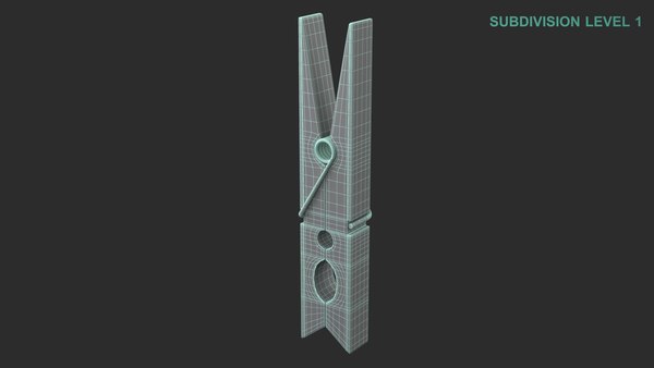 modelo 3d Pinza para la ropa - TurboSquid 1856403
