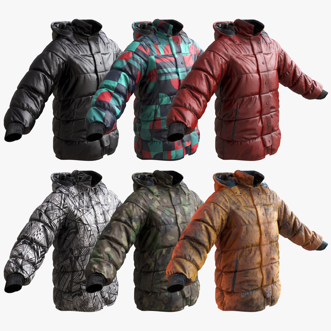 3D jacket winter - TurboSquid 1679393