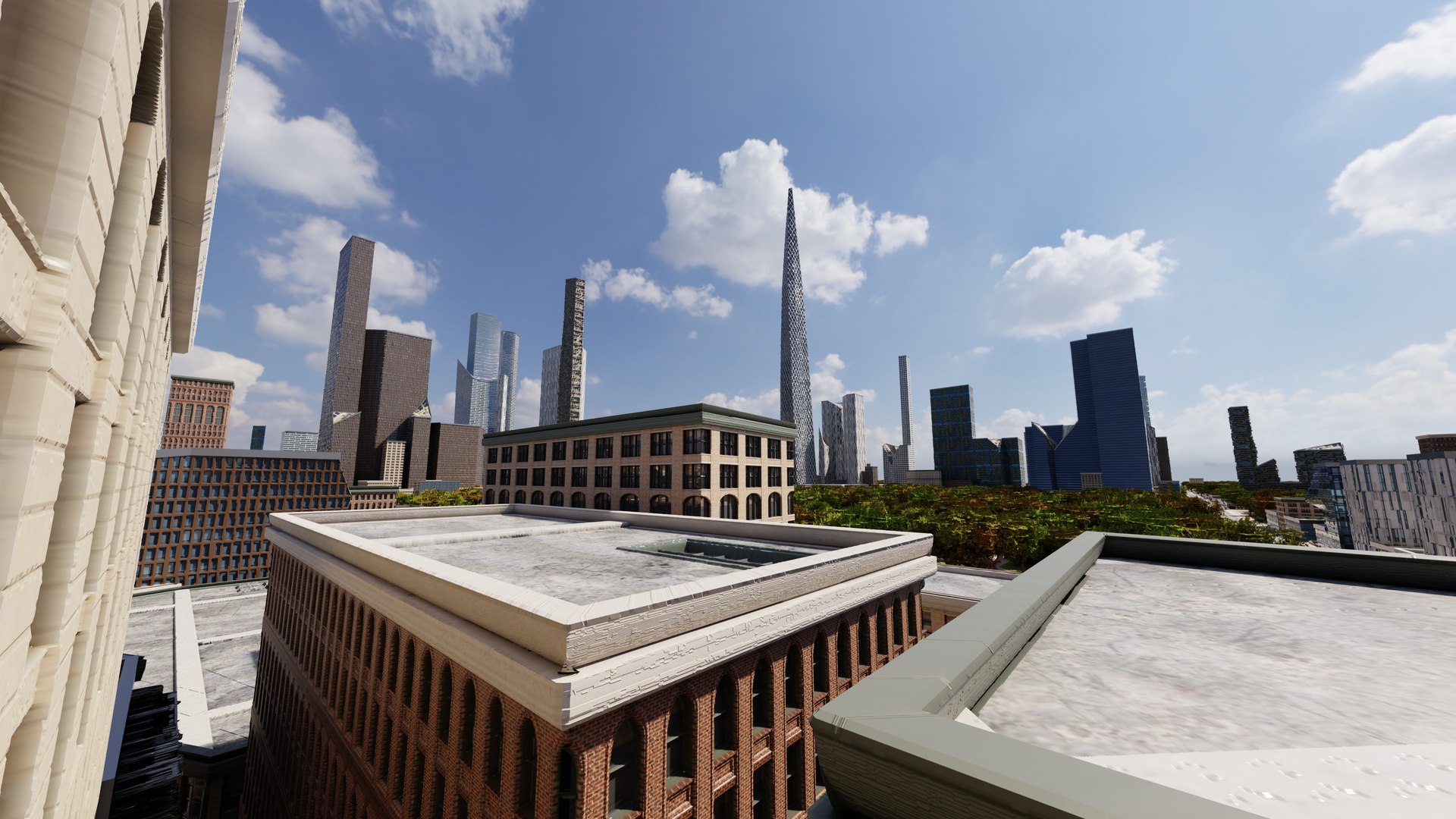 3D Blender City Building Cycle Model - TurboSquid 1518176