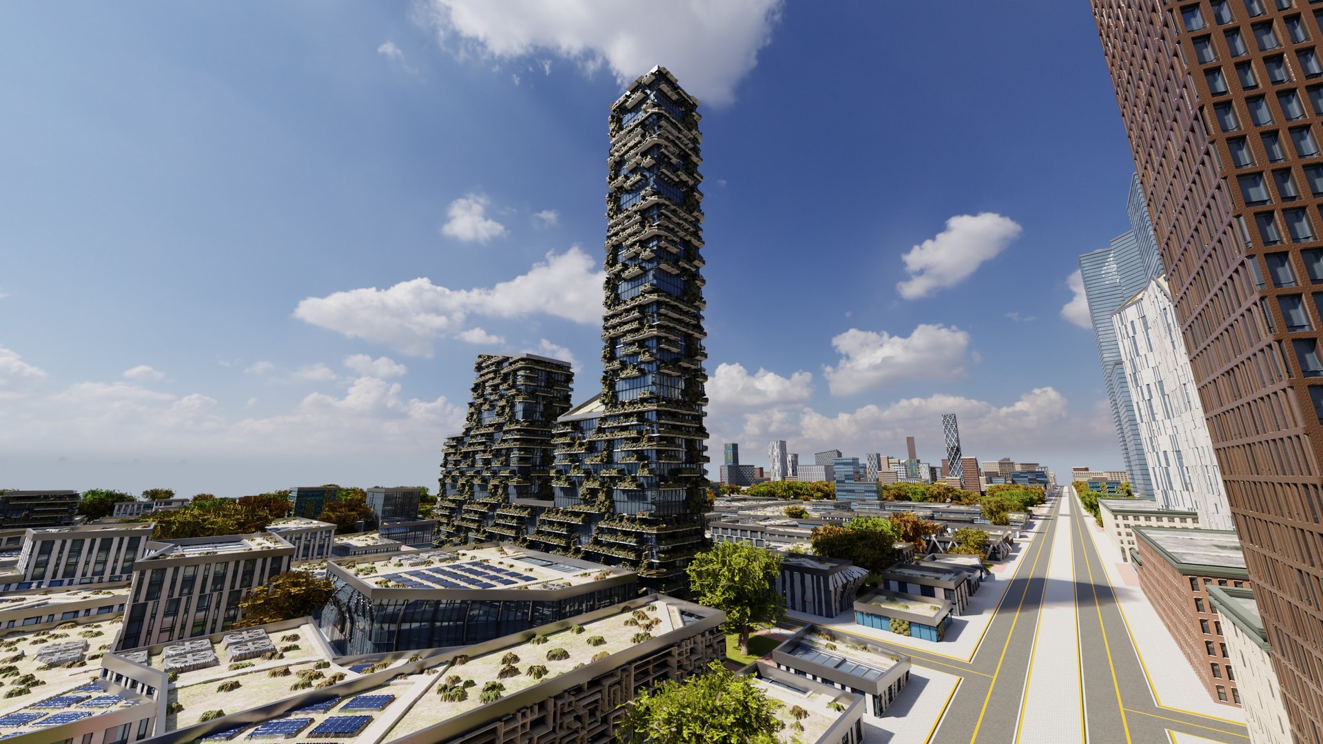 3D Blender City Building Cycle Model - TurboSquid 1518176