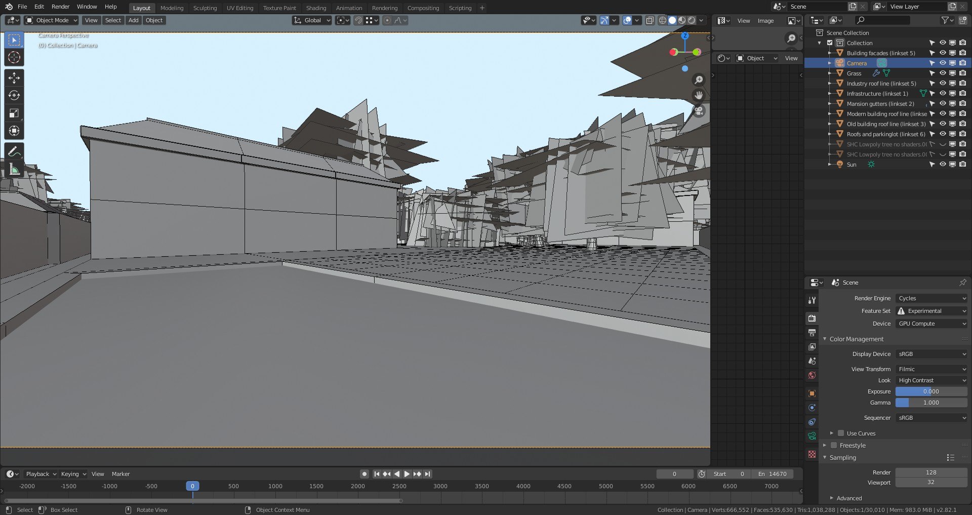 3D blender city building cycle model - TurboSquid 1518176