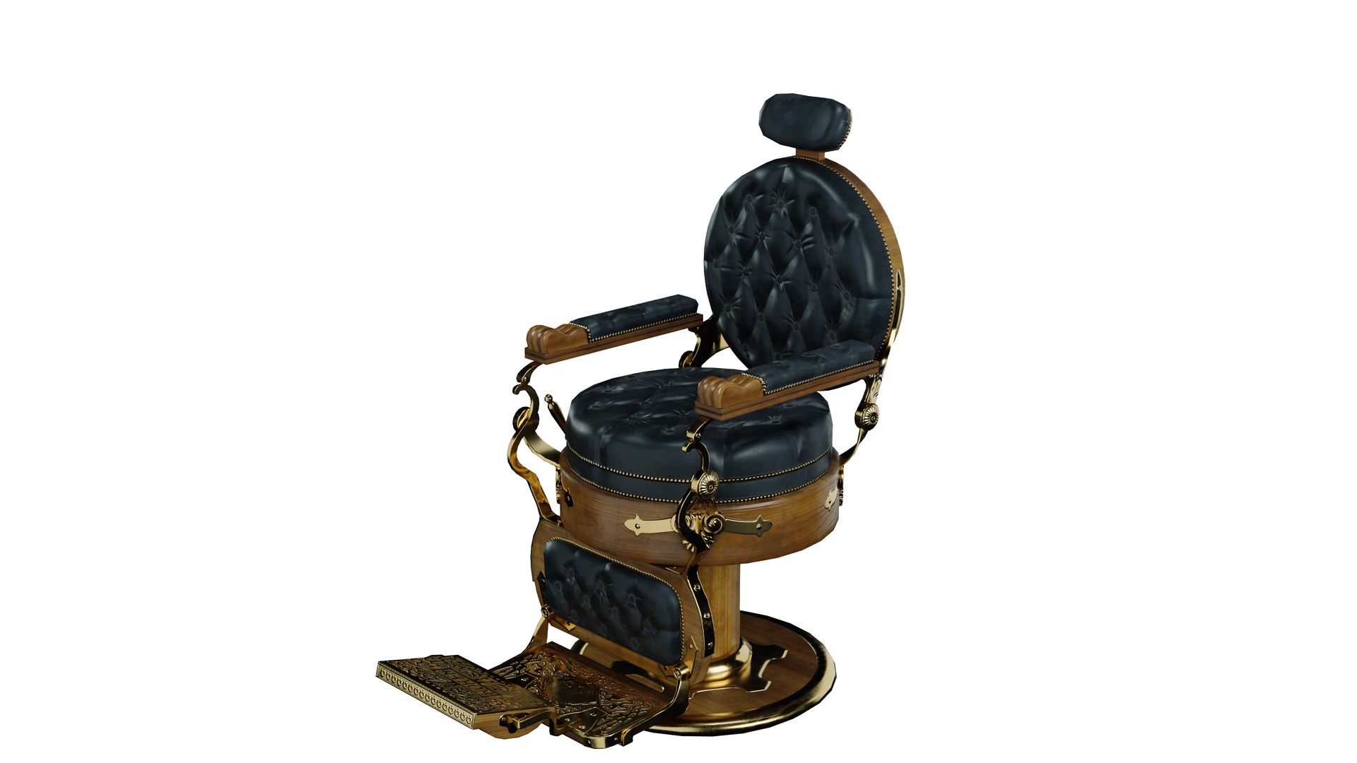 Barber Chair 3D Model - TurboSquid 2381982