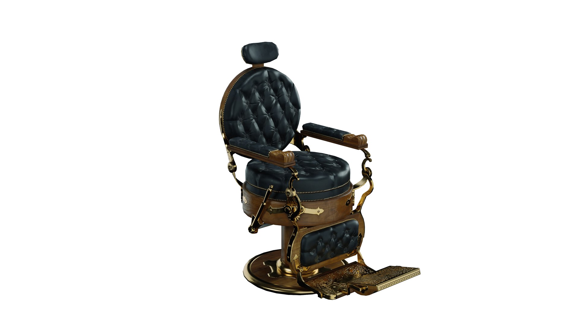 Barber Chair 3D Model - TurboSquid 2381982