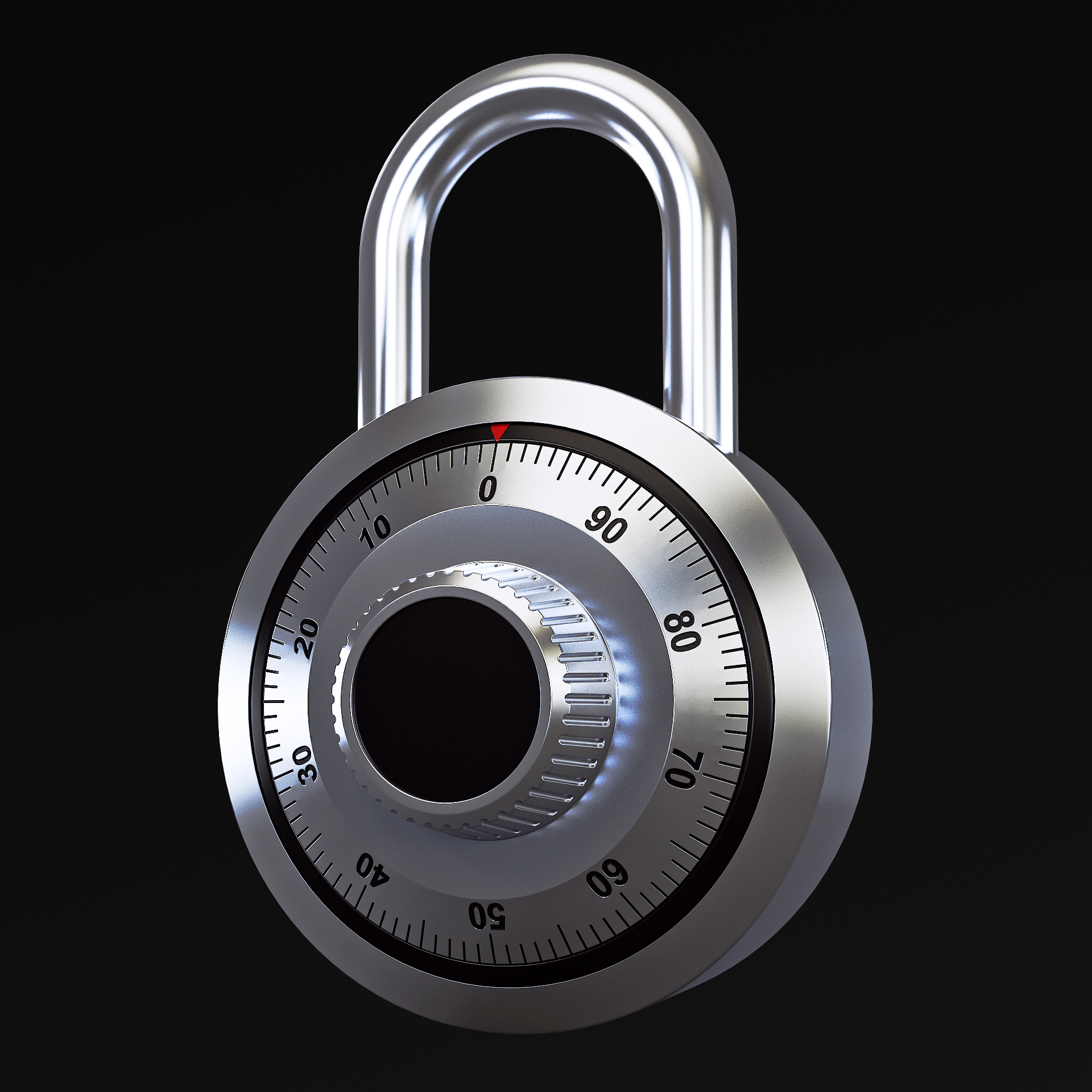 3D Dial Combination Padlock v 1 - TurboSquid 1778451