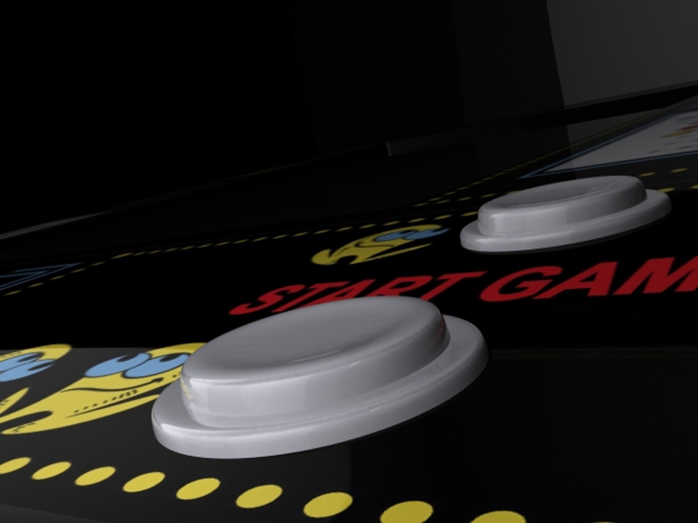 Pacman Arcade Machine 3d Max