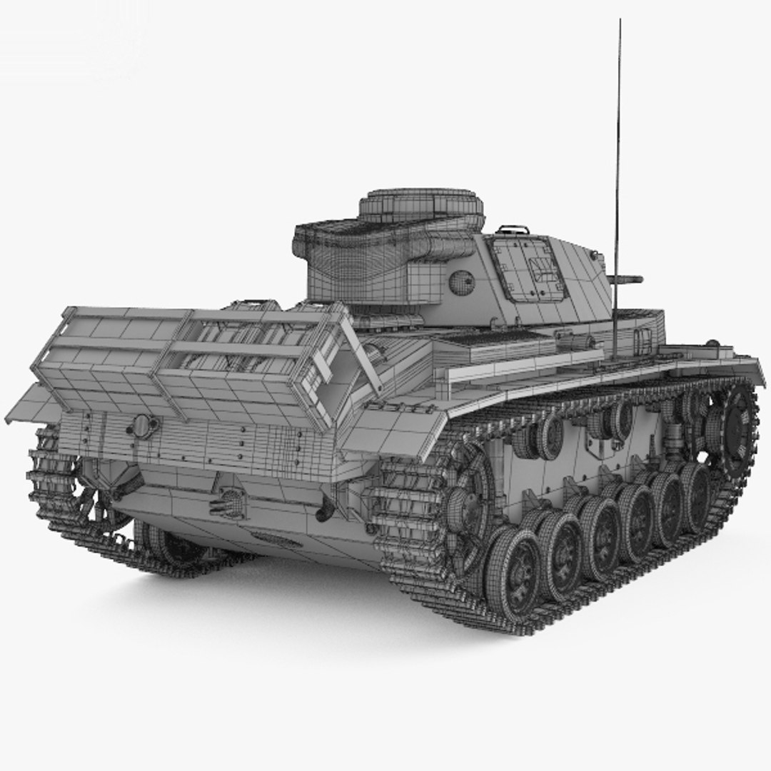 3D Panzer Iii Ii - TurboSquid 1513027