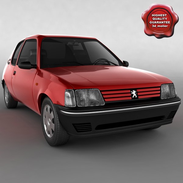Peugeot 205 Lightwave Models for Download | TurboSquid