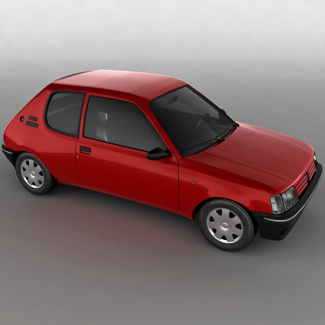 3ds max peugeot 205