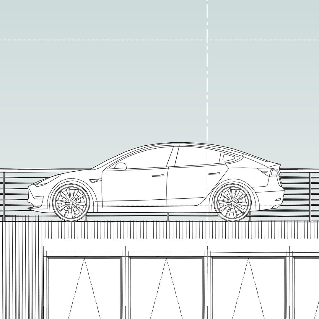 3D Tesla Model 3 Revit Model - Detail Item 2 Model - TurboSquid 2038187