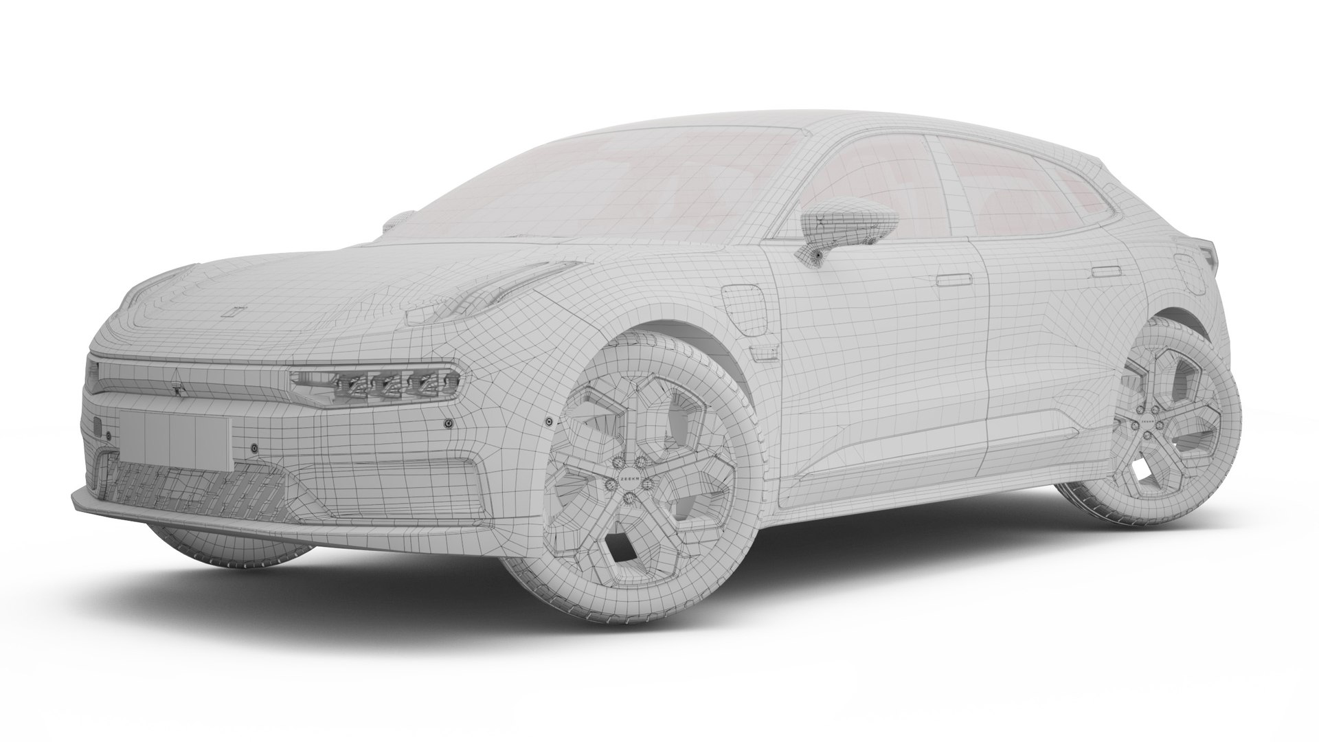 3D 2024 Geely Zeekr 001 - TurboSquid 2175334