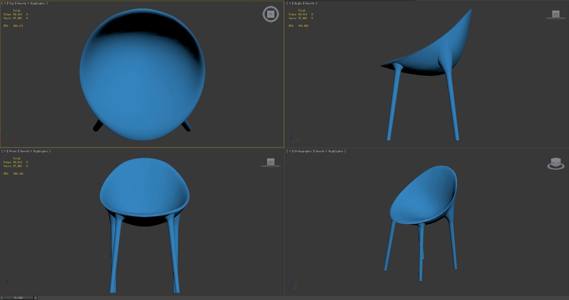 3d Mr-impossible-chair Model