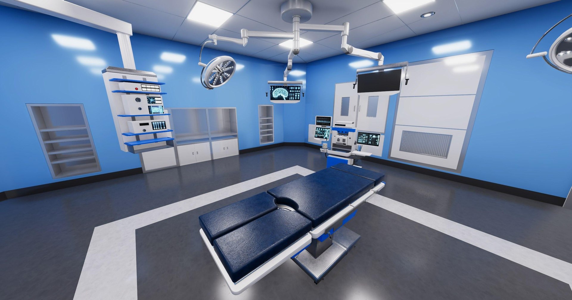 Operating Room With Equipment Unity Asset Model - TurboSquid 2151850