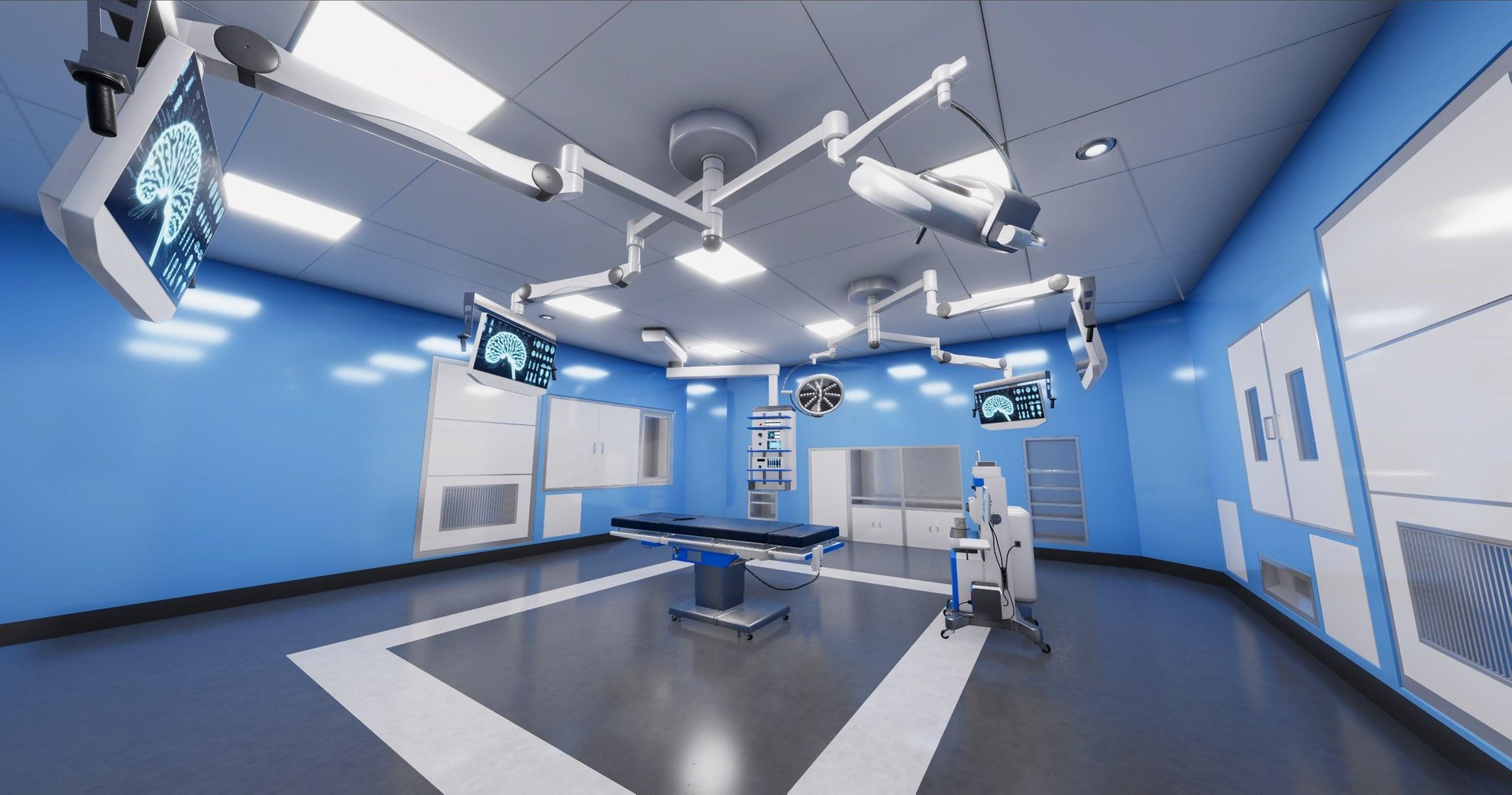 Operating Room With Equipment Unity Asset Model - TurboSquid 2151850