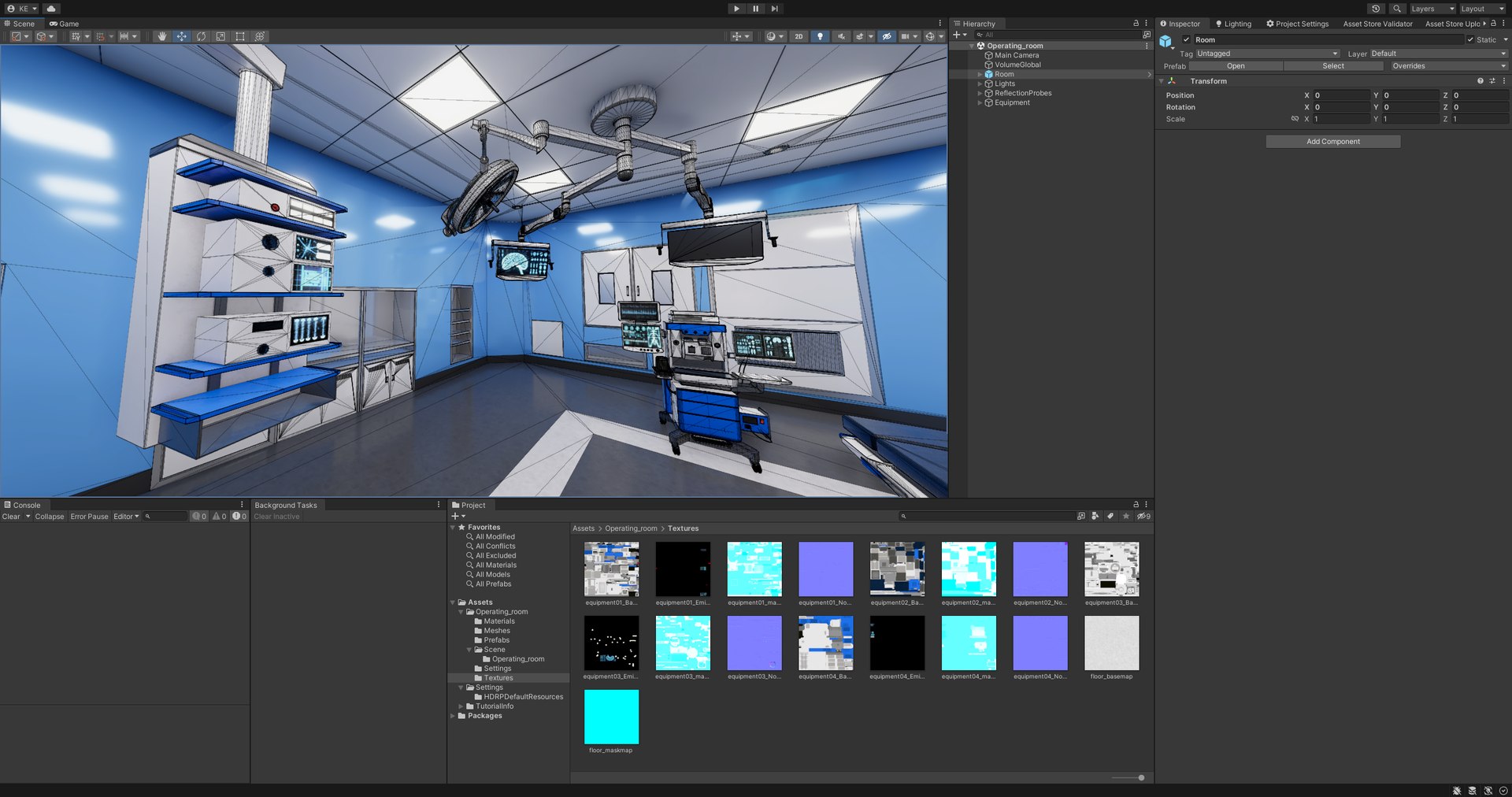 Operating Room With Equipment Unity Asset Model - TurboSquid 2151850