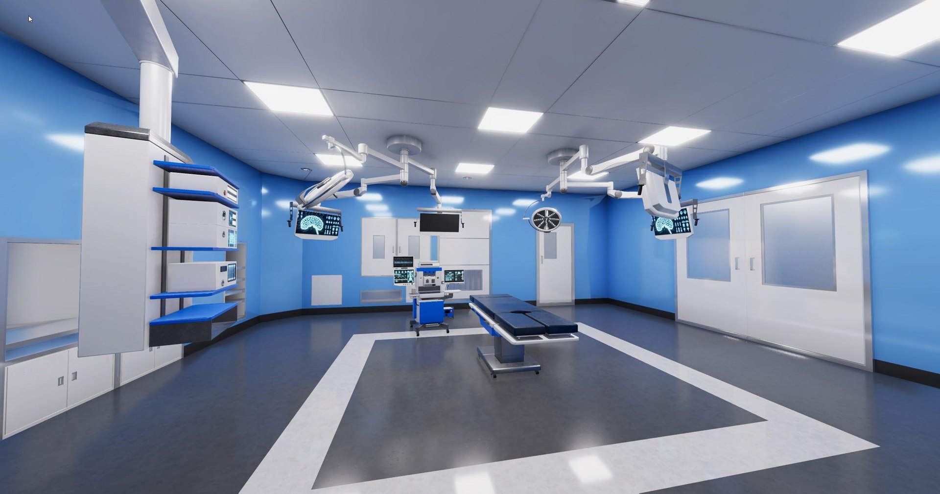 Operating Room With Equipment Unity Asset Model - TurboSquid 2151850