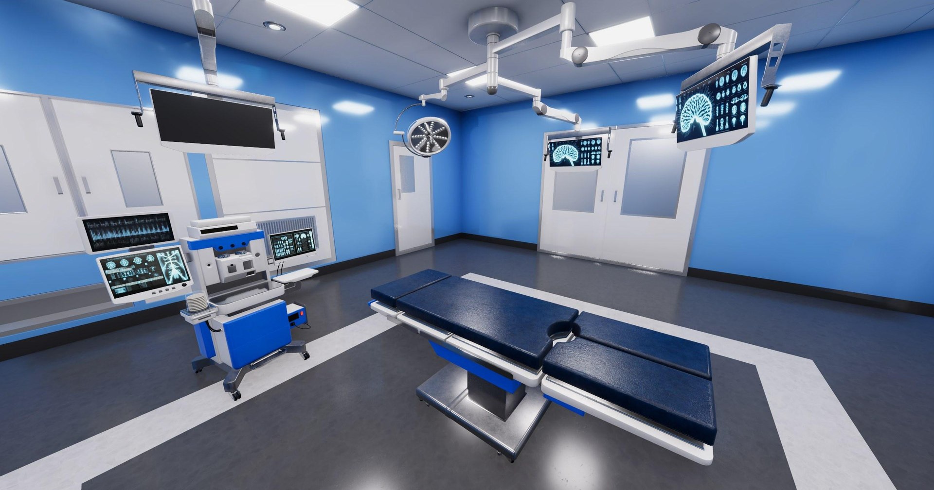 Operating Room With Equipment Unity Asset Model - TurboSquid 2151850