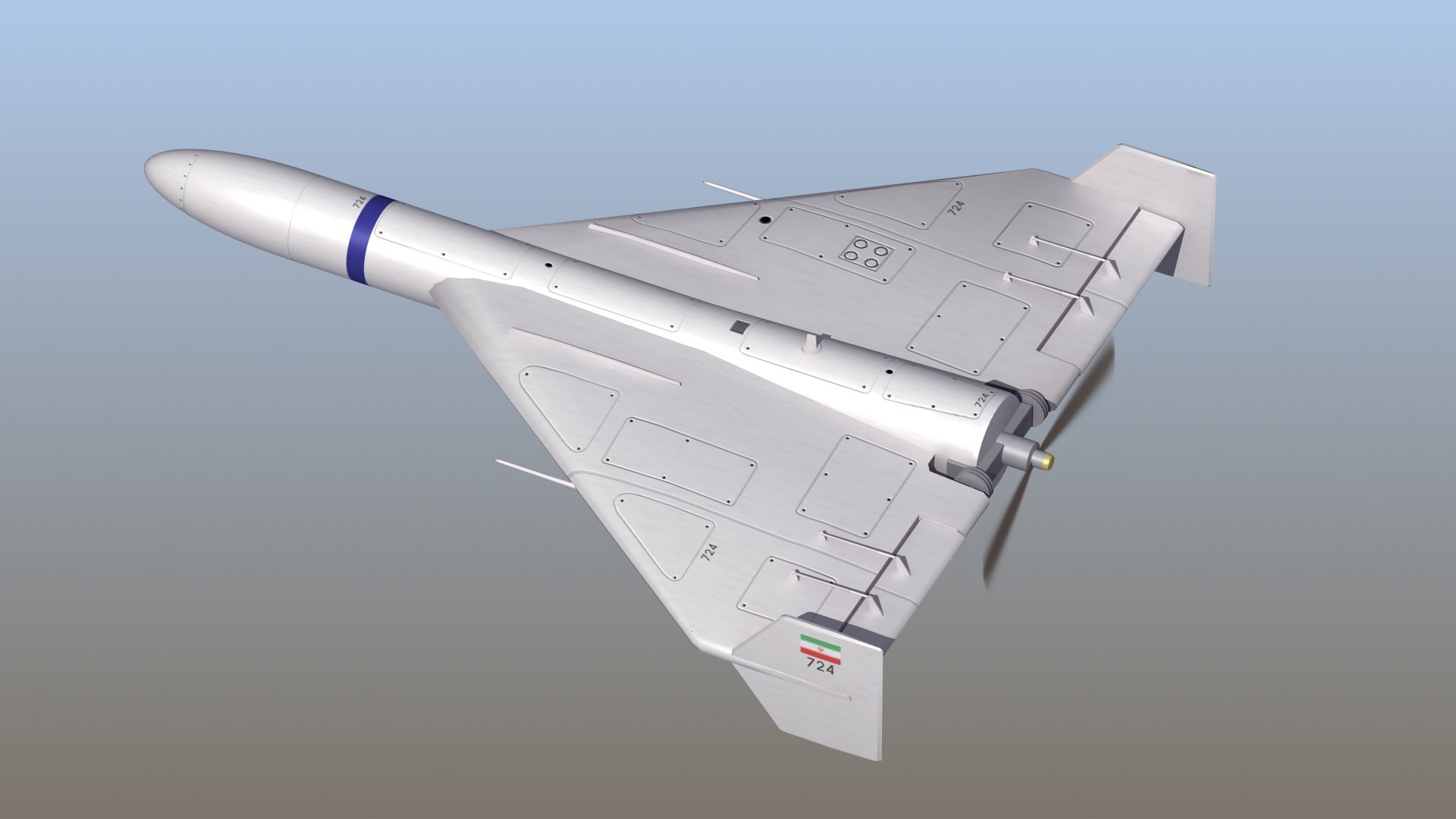 3D Shahed-136 Attack Drone - TurboSquid 2217702