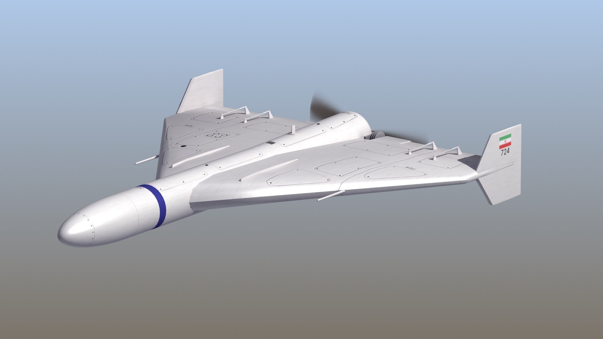 3D Shahed-136 Attack Drone - TurboSquid 2217702
