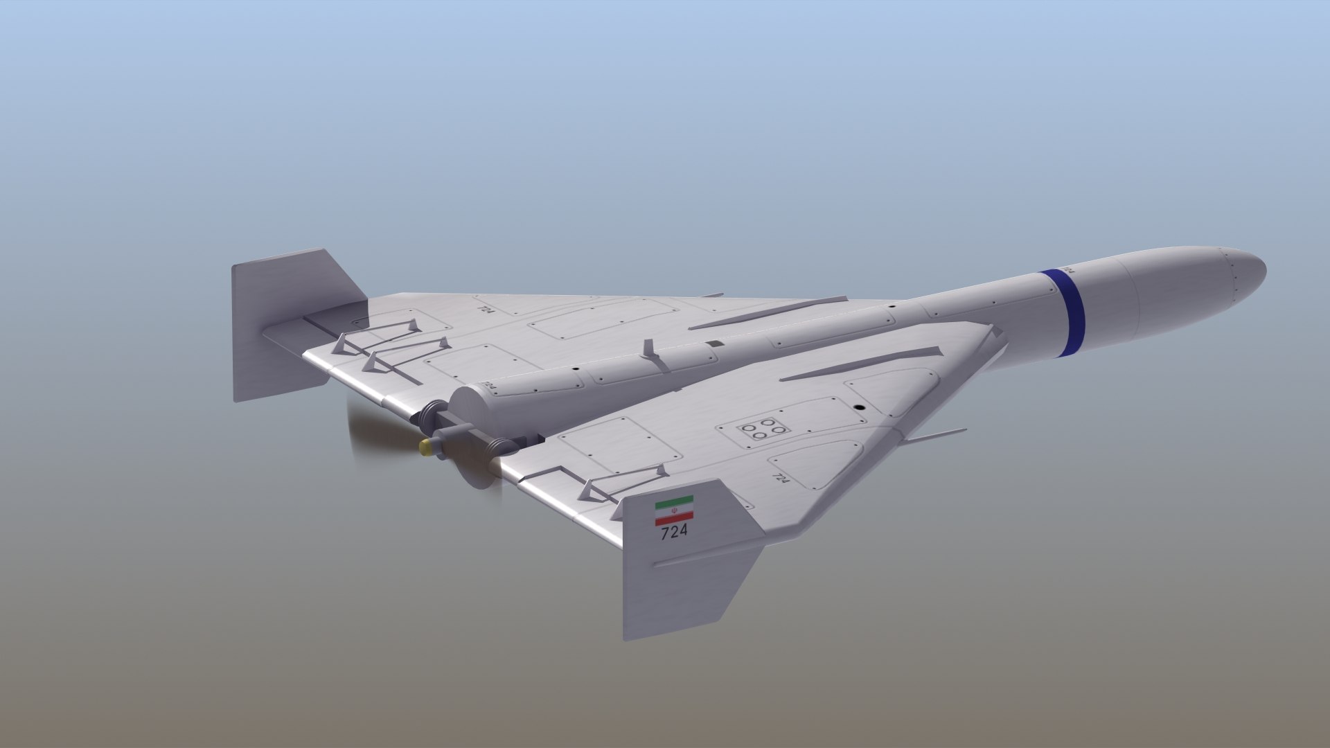 3D Shahed-136 Attack Drone - TurboSquid 2217702