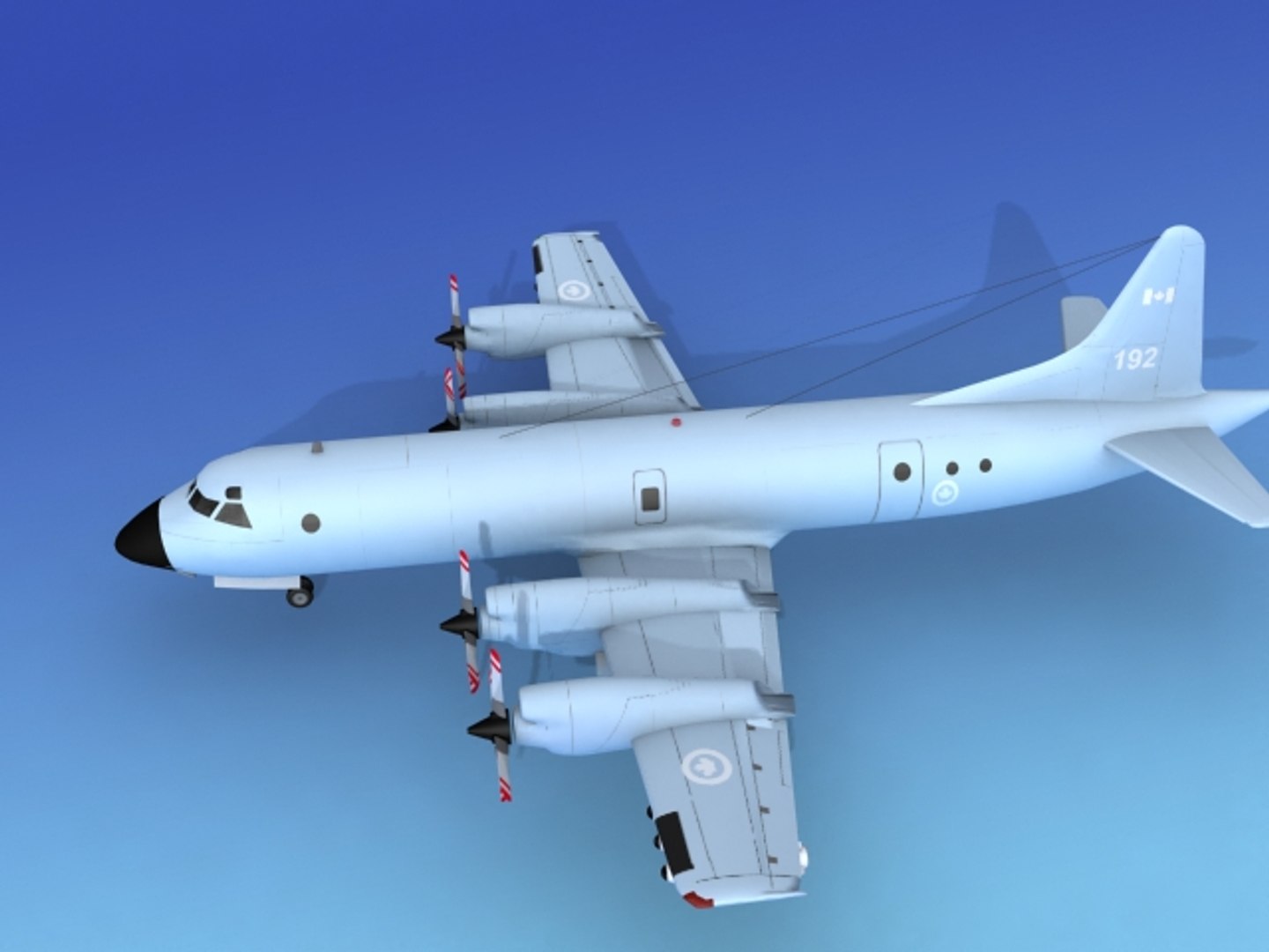 3d Model Orion Lockheed P-3