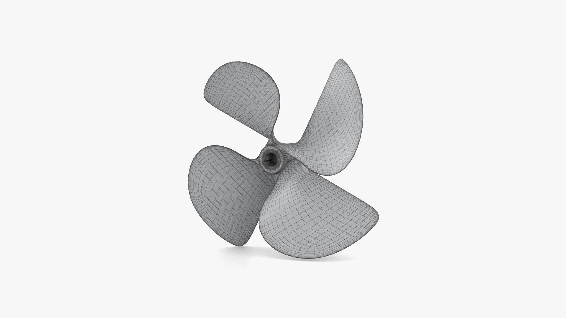 4 Blade Boat Propeller 3D Model - TurboSquid 2002747