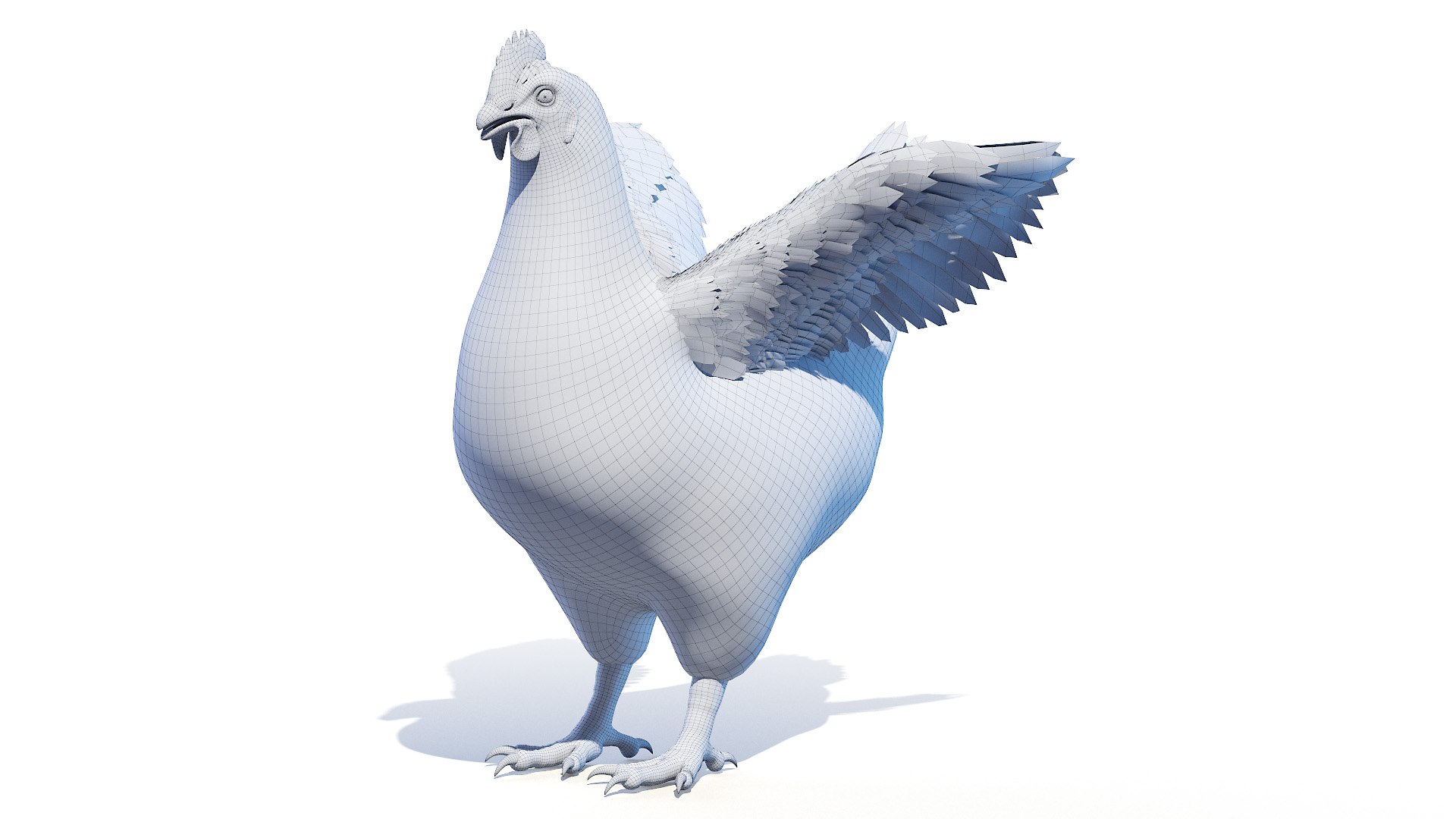 Chicken Body And Skeleton Static 3D Model - TurboSquid 1910414
