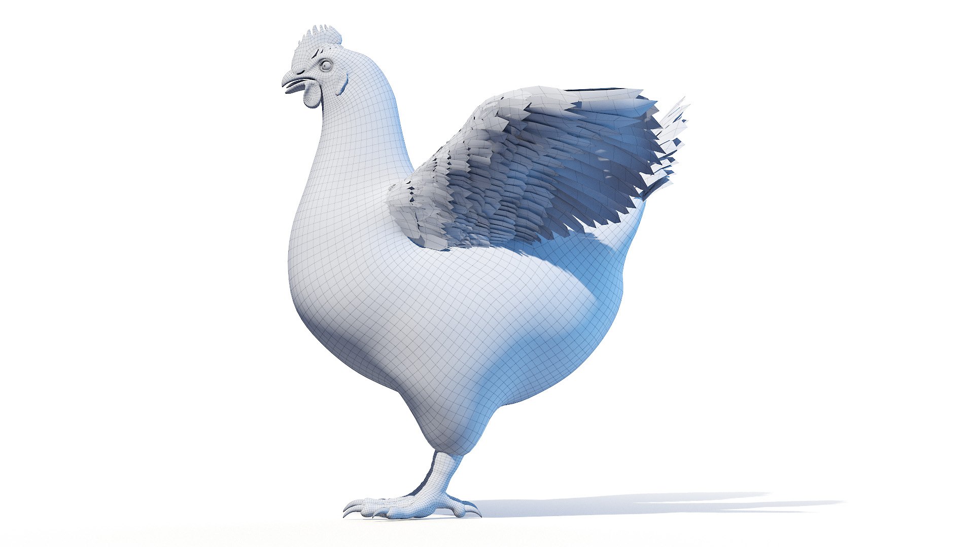 Chicken Body And Skeleton Static 3D Model - TurboSquid 1910414