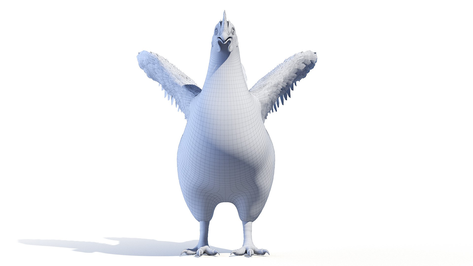 Chicken Body and Skeleton Static 3D model - TurboSquid 1910414