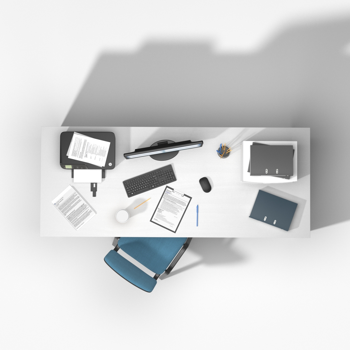 3D office table items model - TurboSquid 1198135