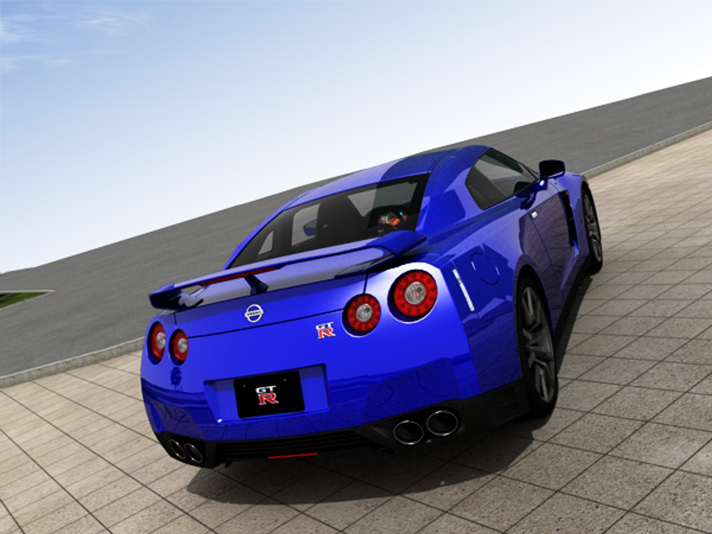 Nissan Gt-r R35 2012 Dxf