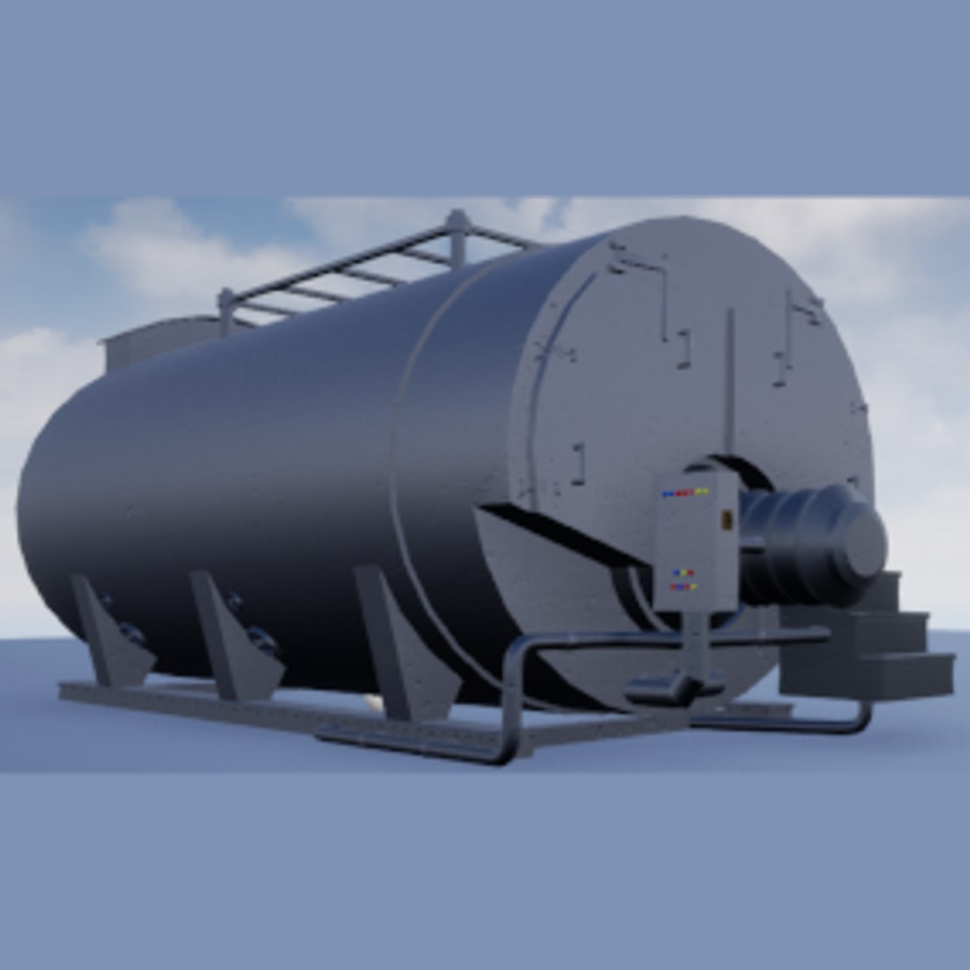3D Boiler Industry - TurboSquid 1343352