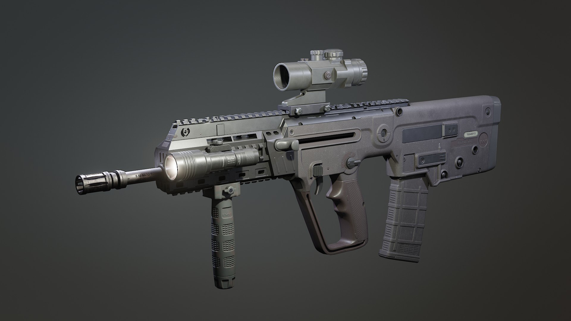 3D Iwi Tavor X95 Model - TurboSquid 1512195